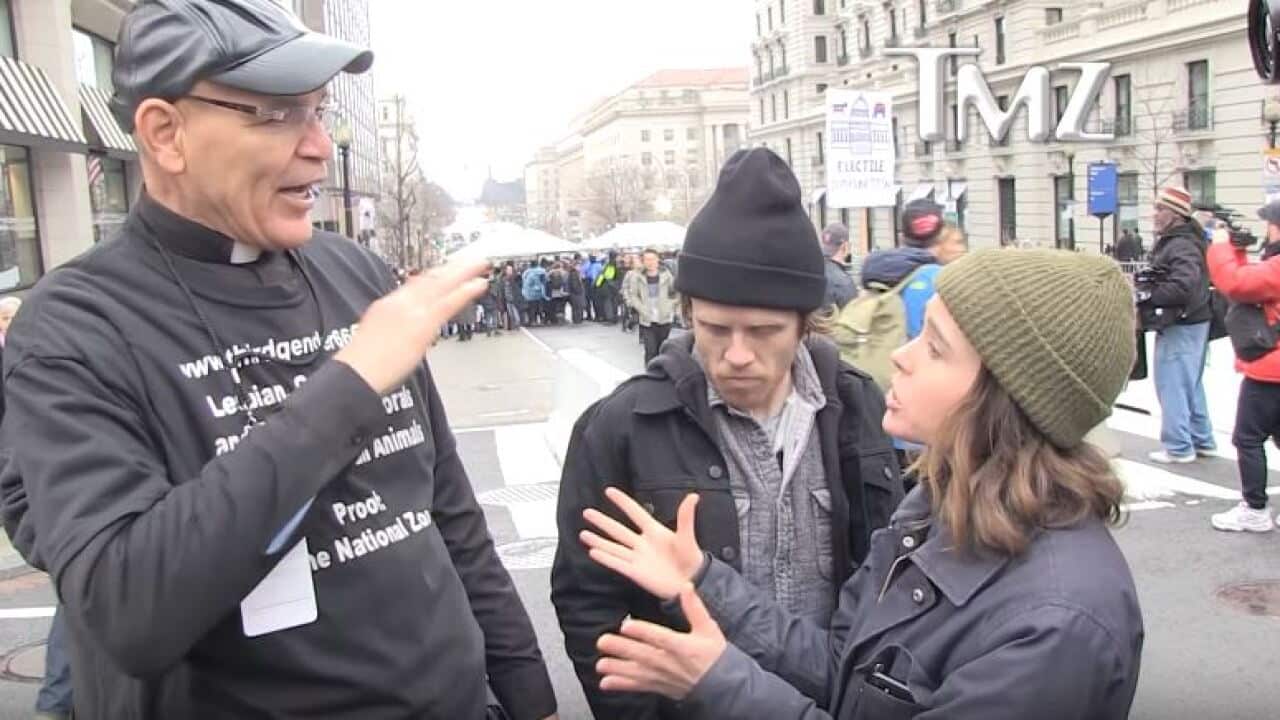 ‘That’s really hurtful’: Ellen Page confronts homophobic preacher at ...
