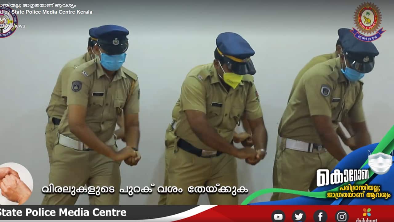 ‘Shake it’ off: Indian police use dance moves to teach hand hygiene ...