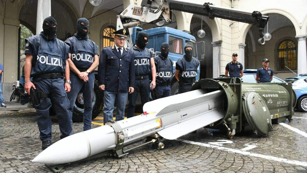 Air-to-air missile, machine guns, rifles seized during raids on neo ...