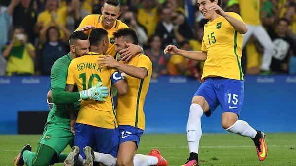 Rio 2016: Brazil claims first football gold medal after pulsating ...