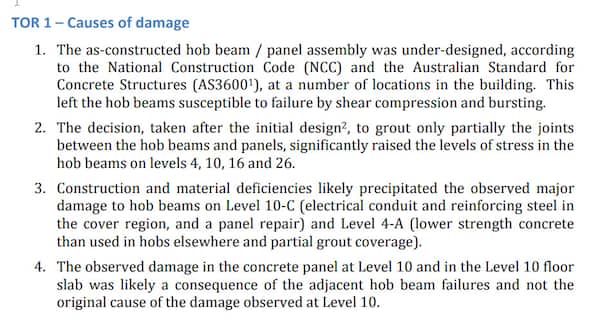 'Cracked' Opal Tower caused by design, construction flaws: independent ...